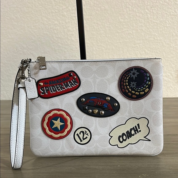 Coach | Bags | Coach X Marvel Gallery Pouch Bag With Patches | Poshmark